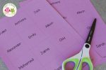 How to Make Name Activities with Free Printable Name Cards - Early ...