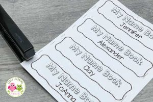 How to Easily Make Name Writing Activity Books - Early Learning Ideas
