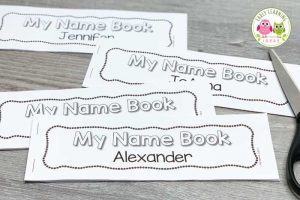 How to Easily Make Name Writing Activity Books - Early Learning Ideas