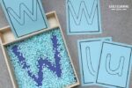 How to Make a Salt Tray for Exciting Alphabet Tracing Activities