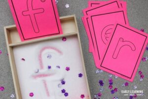 How to Make a Salt Tray for Exciting Alphabet Tracing Activities