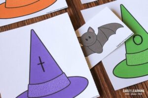 Preschool Halloween Game: Little Bat Printable