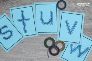 How to Make Tactile Letters That are Irresistible to Your Kids