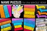 Make Custom Printable Name Puzzles for the Whole Year