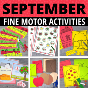 20 Apple Fine Motor Activities for Preschool and Kindergarten