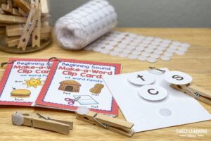 How To Use Beginning Sound Clip Cards Featuring CVC Words