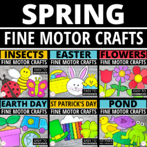 Fun Spring Crafts For Preschoolers - Easy Fine Motor Ideas