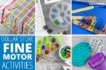 Dollar Store Preschool Activities - Cheap and Fun Fine Motor Activities