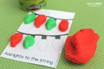 The Best Gift From Teacher To Preschoolers: Christmas Play Dough Mats ...