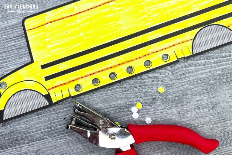 Free Printable Template to Make a Cool School Bus Craft