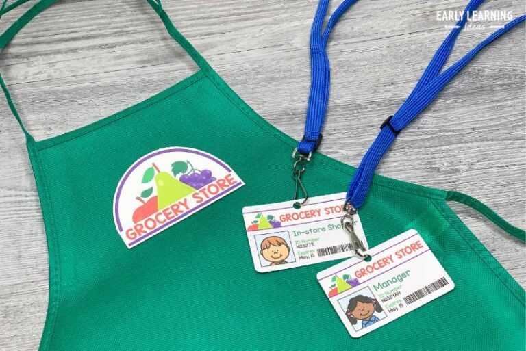 How to Set up a Pretend Grocery Store Dramatic Play Center