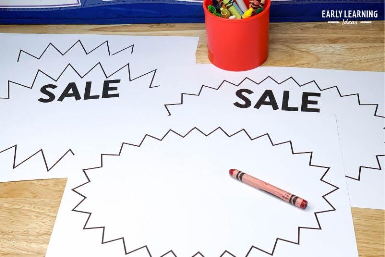 How to Set up a Pretend Grocery Store Dramatic Play Center