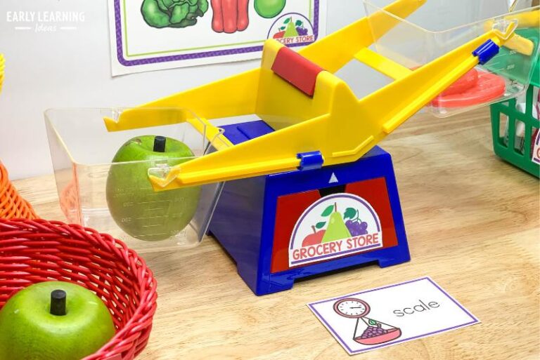How to Set up a Pretend Grocery Store Dramatic Play Center
