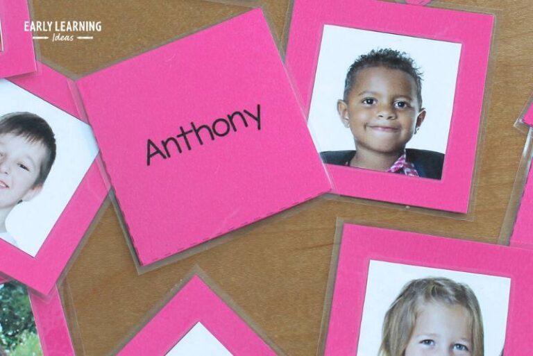 Make Easy Name Matching Activities with this Free Printable