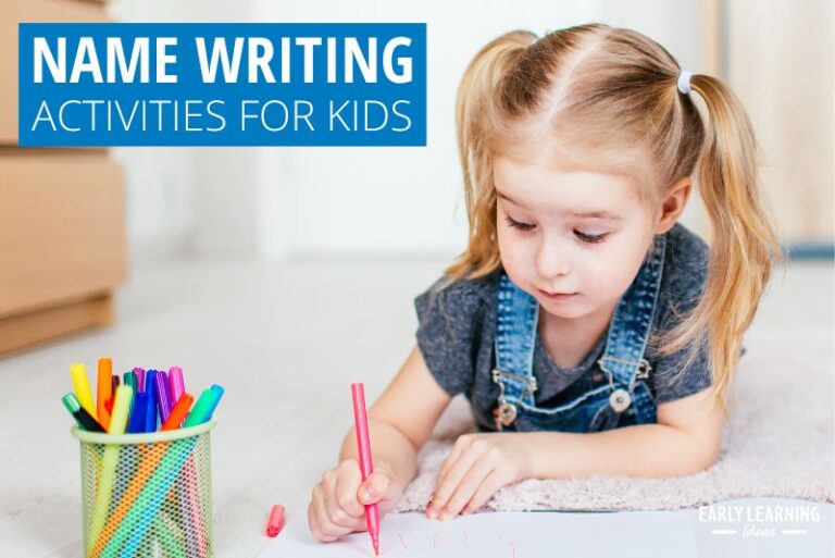 Fun & Easy Name Writing Activities for Preschool Kids