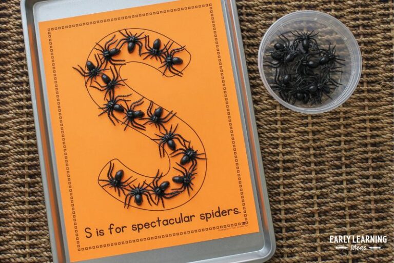 Simple Spider Themed Activities for Preschoolers