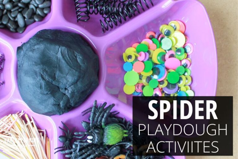 Spider Playdough Activities: Make an Invitation to Play