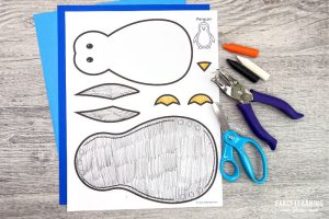 Easy and Adorable Paper Penguin Craft for Preschool Kids