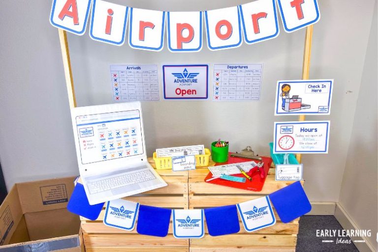 How To Create a Dramatic Play Airport
