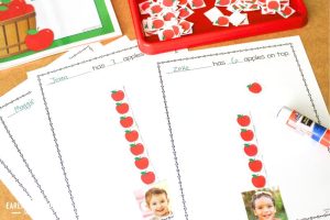 Apples On Top: Make A Class Apple Counting Book [Free Template]