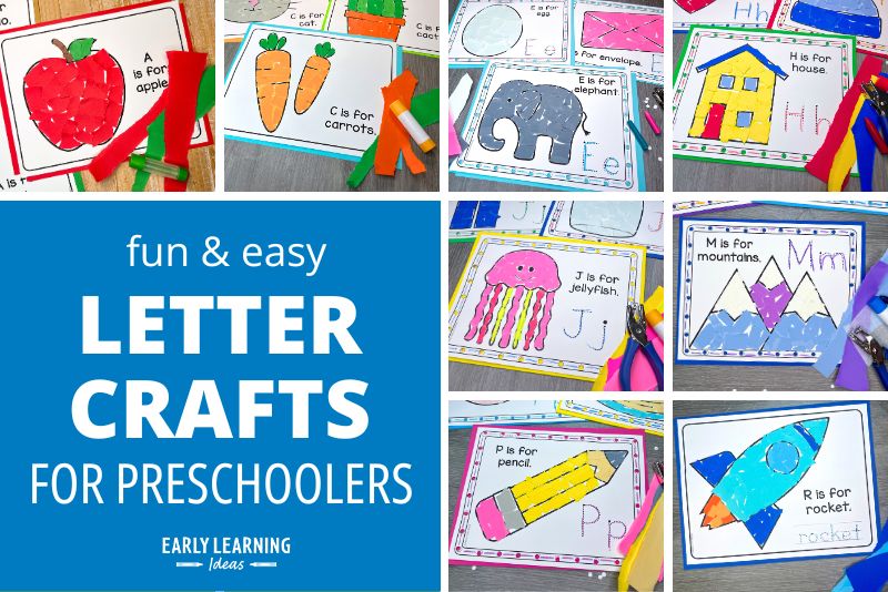 Easy Letter Crafts for Preschoolers That Build Fine Motor and Literacy