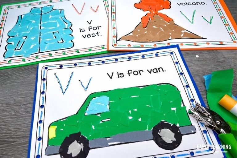 Fun & Easy Crafts for The Letter V