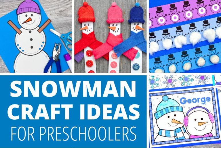 Fun & Easy Snowman Craft Ideas To Make With Kids