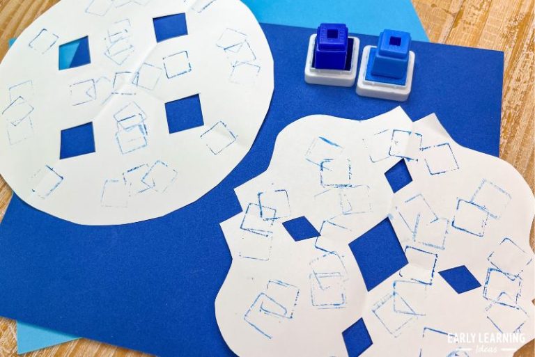Snow Crafts for Preschoolers and Kindergarteners