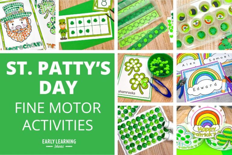 St. Patrick's Day Fine Motor Activities Kids Will Love