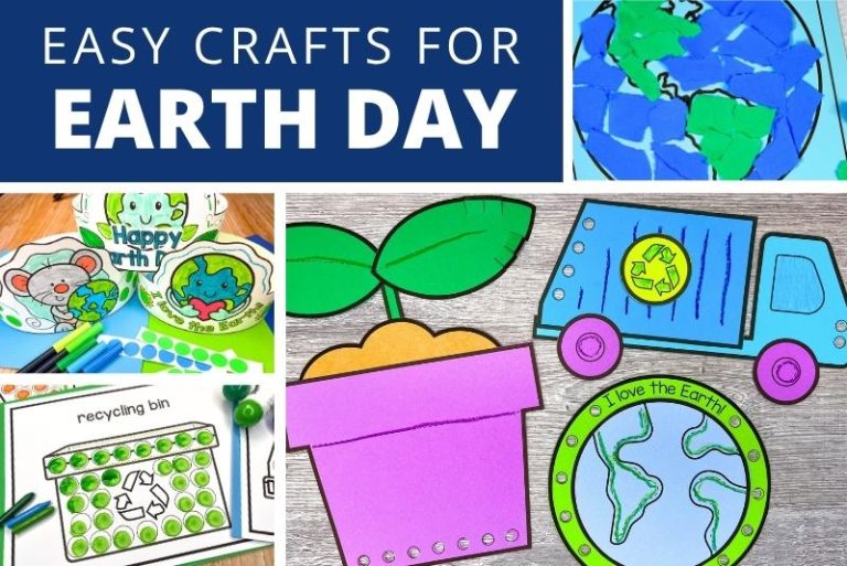 10 Easy Earth Day Crafts for Preschoolers to Improve Fine Motor Skills