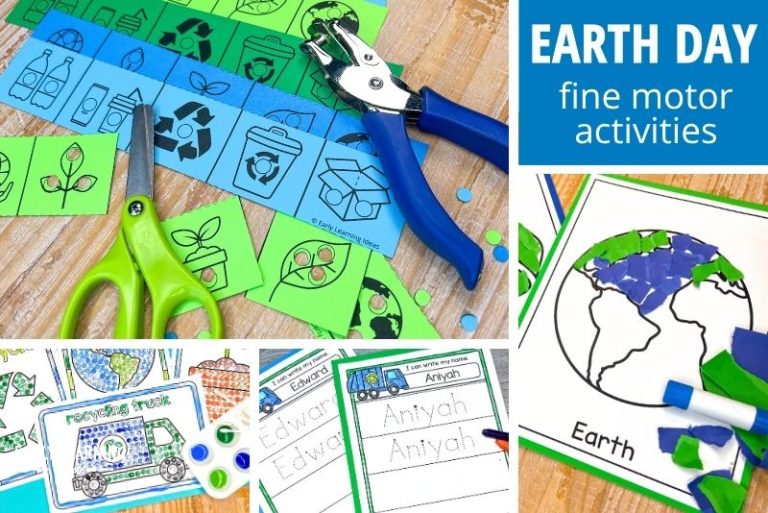 The Best Earth Day Fine Motor Activities for Preschool and Pre-K