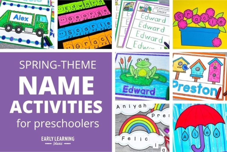 Spring Name Activities for Preschoolers That Build Real Skills