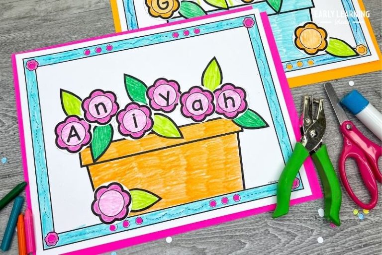 20+ Flower Fine Motor Activities for Preschoolers